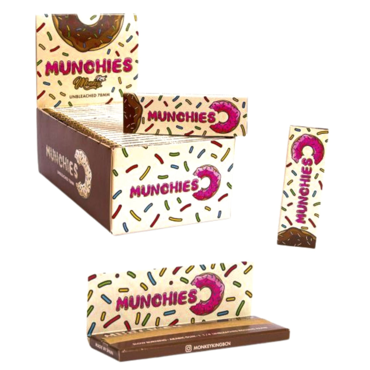 Monkey King - Munchies 1 1/4 Unbleached – Good Vibes Distribution