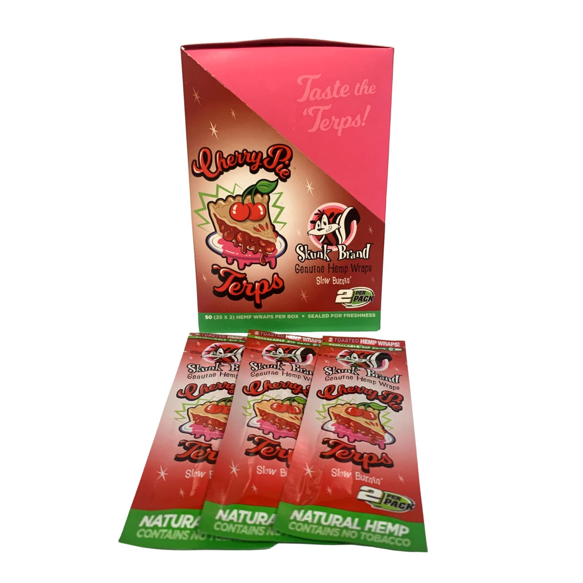 Skunk Brand - Genuine Hemp Wraps Cherry Pie Terps – Good Vibes Distribution