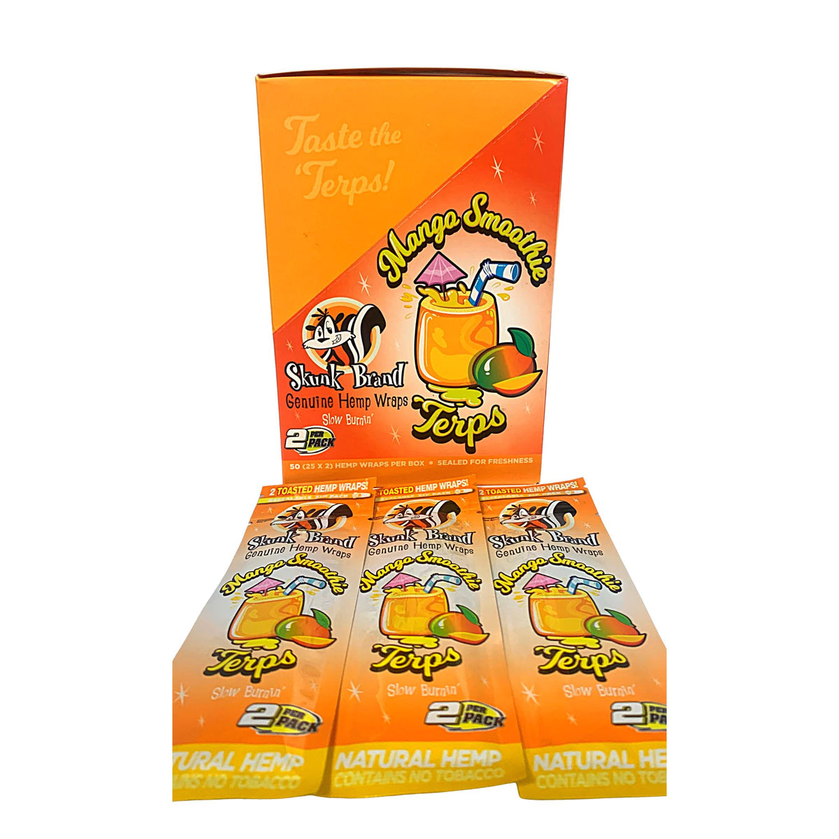 Skunk Brand - Genuine Hemp Wraps Mango Smoothie Terps – Good Vibes ...